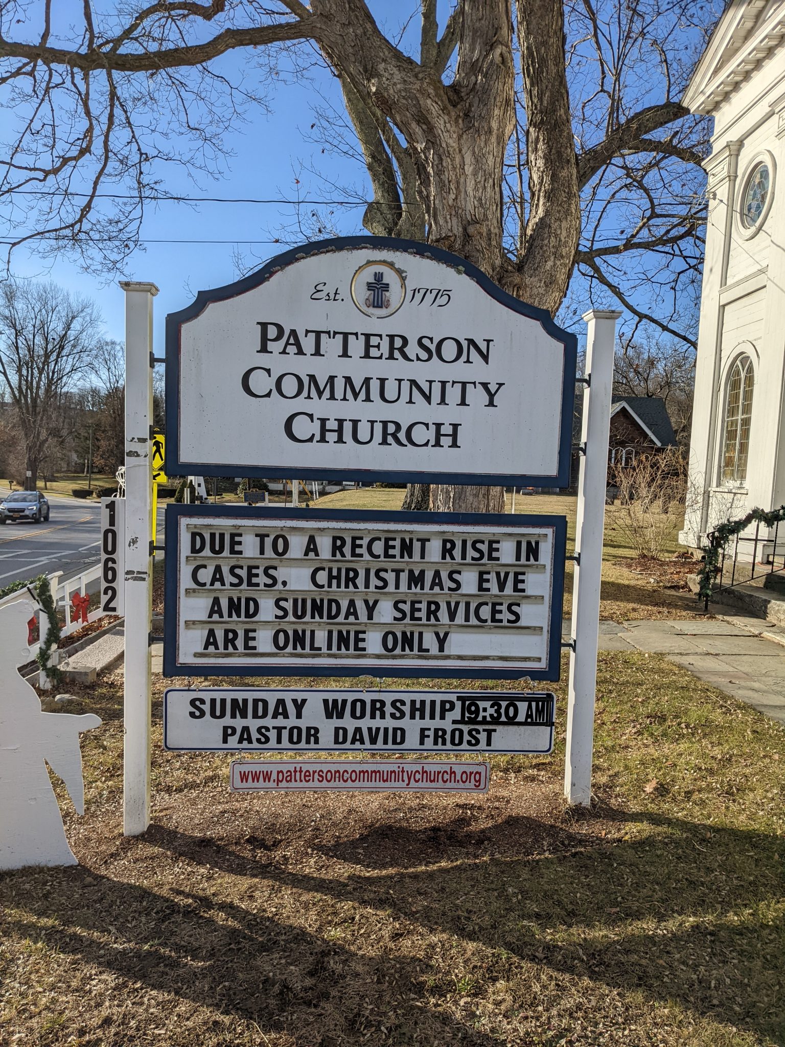 Important Announcement - Patterson Community Church